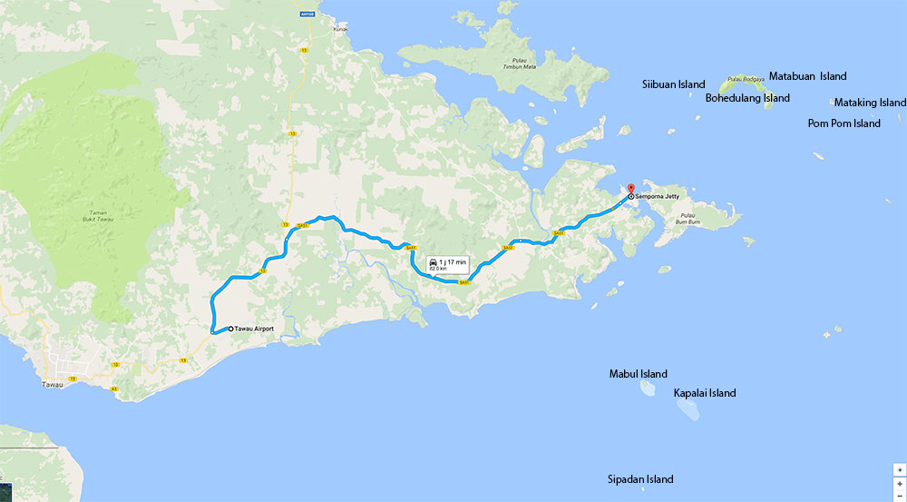 Mataking Island , Sabah , Borneo